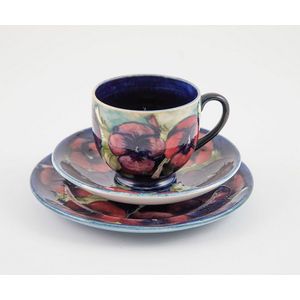 Moorcroft Pansy Tea Set - Moorcroft - Ceramics