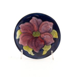 Moorcroft Magnolia Dish - 12cm Diameter - Moorcroft - Ceramics