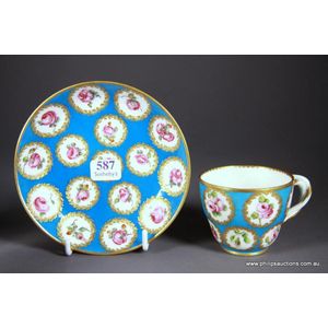 Sevres and Sevres style cup and saucer - price guide and values