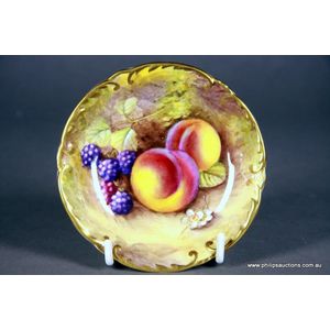 David Bowkett Royal Worcester Fruit Dish - Royal Worcester - Ceramics