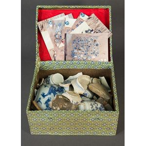 Blue & White Chinese Porcelain Shards Collection - Ceramics - Chinese ...