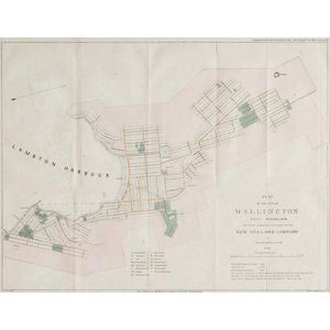 Wellington City Plan Map (1842) - Maps - Printed & Written Material