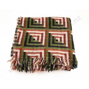 Tukutuku Panel Wool Travel Rug by Manatunga - Rugs & Carpets - Textiles ...