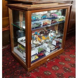 Custom-made Cedar Display Case with Mirror Back - Cabinets - Display ...