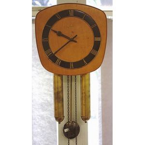 Art Deco Wall Clock with Bell Striking Movement - Clocks - Wall ...