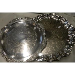 Silver Plated Trays: Elegant Serving Essentials - Trays, Salvers and ...