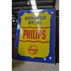 Philips Enamel Sign - Vintage Advertising Collectible - Signage ...