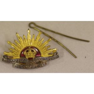Enamelled Rising Sun Badge of Australian Military Forces - Medals ...