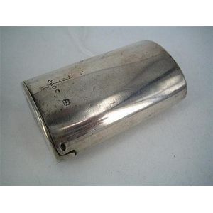 Victorian Silver Match Case with Monogram and Crest - Smoking ...