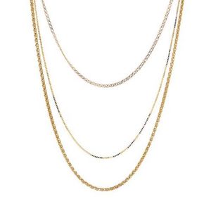 Three Gold Chains: 18ct and 10ct (Total 16.8g) - Necklace/Chain - Jewellery