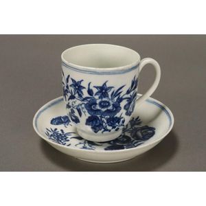 Worcester Dr. Wall Demi Tasse Set, c.1775 - Worcester - Ceramics