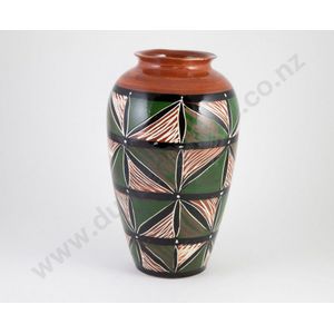 Stratton Incised Vase, Signed and Dated - New Zealand Potters & Themes ...