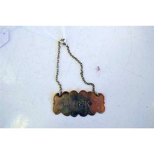 Silver Whisky Label - Wine Labels - Silver