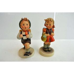 Goebel Girl and Boy Figures (A/F) - Goebel - Ceramics