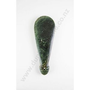 Taranaki Chief's Kawakawa Pounamu Mere Weapon, 28cm - New Zealand Maori ...