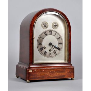 German Mahogany Bracket Clock with 8 Day Movement - Clocks - Bracket ...