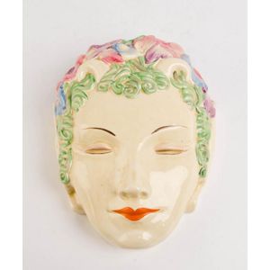 Clarice Cliff (England) wall masks - price guide and values