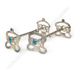 Art Nouveau Enamel Knife Rests by Reuben Watts - Flatware/Cutlery and ...