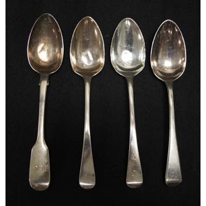 Antique sterling silver dessert spoons - price guide and values