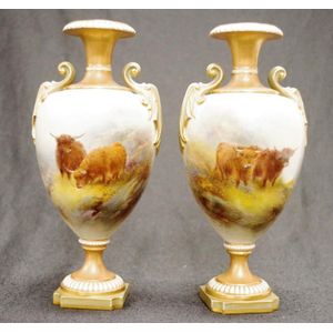 Harry Stinton (England), Royal Worcester artist - price guide and values