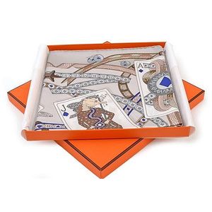 Hermes Silk Scarf with Playing Cards Design - Shawls, Scarfs & Collars ...