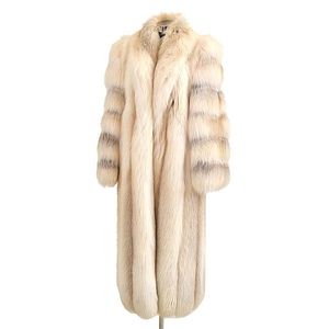 Canadian-Made Arctic Fox Full-Length Fur Coat - Furs - Costume ...