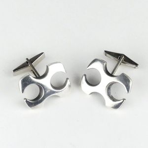 Peter Minturn Silver Figure of Eight Cuff Links - Cufflinks & Studs ...