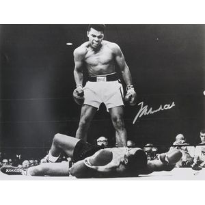Muhammad Ali Signed Photo Standing Over Sonny Liston - Sporting ...