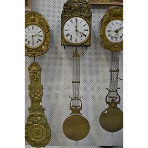 French Comtoise Clock with Pendulum and Weights - Clocks - Zother ...