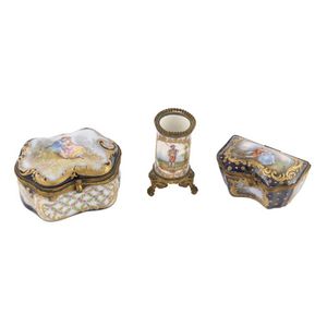 Sevres Style Porcelain Dressing Table Set - Sevres/Style - Ceramics