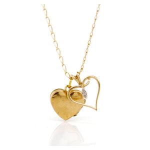 9ct Gold Locket Pendant Necklace - 3.6g Weight - Pendants/Lockets ...
