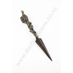 Tibetan phurba (three sided Buddhist ceremonial dagger), 16th century ...