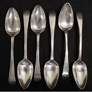 Antique sterling silver dessert spoons - price guide and values