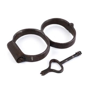 Convict handcuffs and manacles, Australian Colonial, Port Arthur ...
