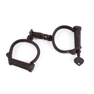 Convict handcuffs and manacles, Australian Colonial, Port Arthur ...