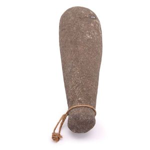 18th Century Maori Stone Pounder (Patu Muka) - New Zealand Maori - Tribal