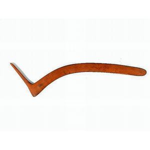Decorated Hooked Fighting Boomerang by Jack Tjungurray - Aboriginal ...