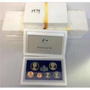 Assorted Australian Proof Coin Sets 1979-1984 (6 sets) - Coins - Numismatics, Stamps & Scrip