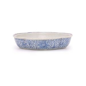 Chinese Hexafoil Porcelain Flower Pot Base - Ceramics - Chinese - Oriental