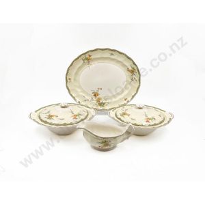 Johnson Bros Old Chelsea Dinnerware Set with Serving Pieces - Zother ...