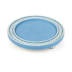 Antique Wedgwood Blue Jasper Ware Pottery Trivet, 19th Century ...