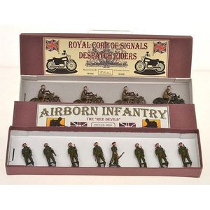 British Military Sets in Reproduction Boxes - Militaria - Toys & Models