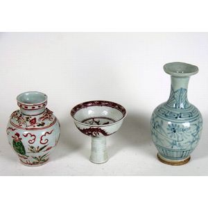 Antique Chinese stem cups - price guide and values