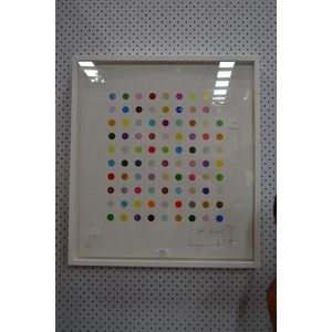 "Colorful Dots" by Damien Hirst - Prints - Engravings, Lithographs etc ...