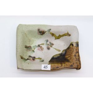 Milton Moon Footed Pottery Bowl with Signature Glaze - Moon, Milton ...