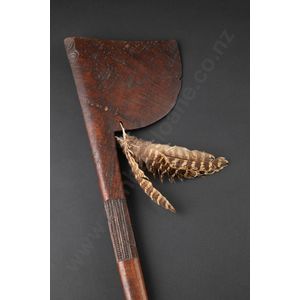 New Zealand Maori artefacts tewhatewha (club) - price guide and values