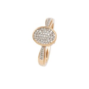 10ct Gold Diamond Ring with 62 Single Cut Diamonds - Rings - Jewellery