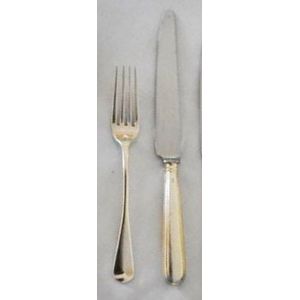 Sterling Silver Dinner Forks and Knives Set - Flatware/Cutlery and ...
