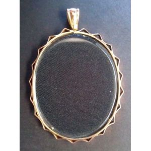 Antique 9ct Gold Open Locket (1900-1920) - Pendants/Lockets - Jewellery