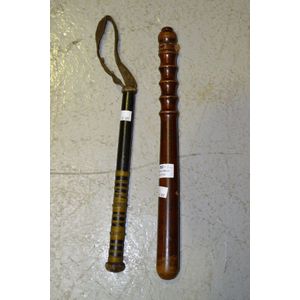 Vintage police, military sand sailors batons, truncheons, clubs and ...